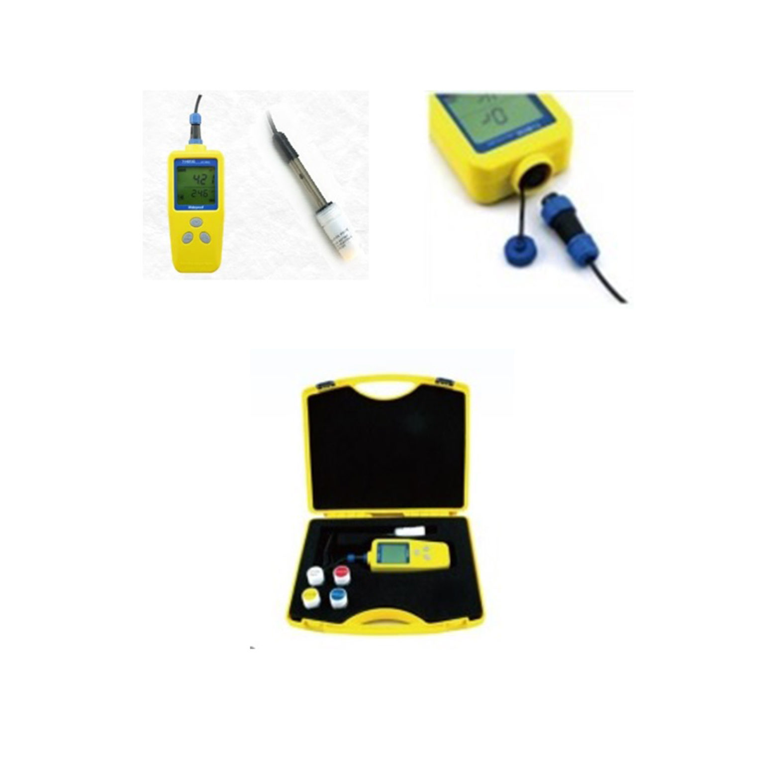 M1300K IP67 Rugged waterproof pH & temp meter with epoxy pH electrode ...