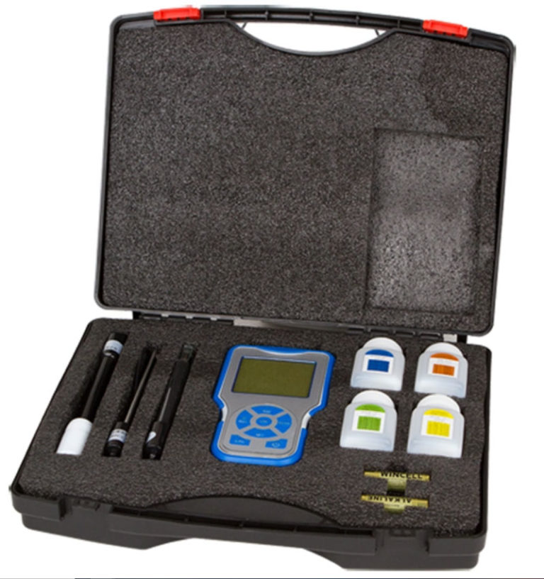 P613 portable combo pH/mV/EC/TDS/Salt meter kit – BICS